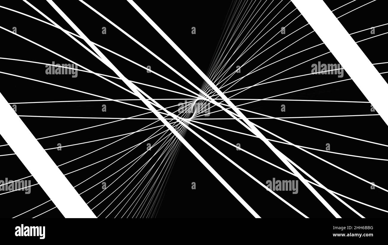 Abstract motion background. Animation. Abstract line on black backgrou ...
