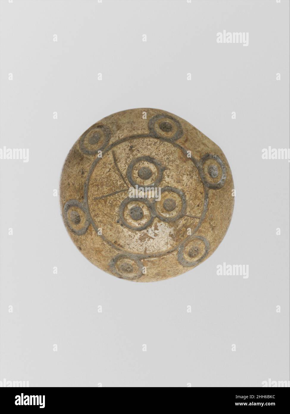 Bone counter or gaming piece ca. 4th century A.D. Roman or later ...