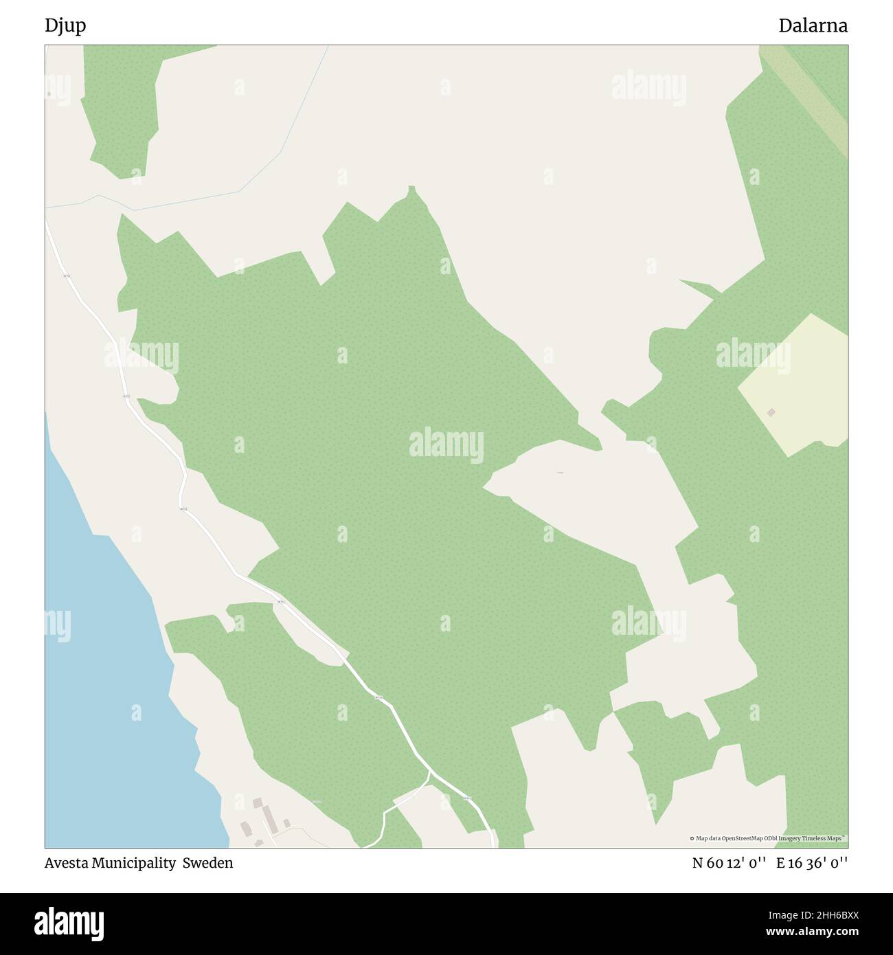 Djup, Avesta Municipality, Sweden, Dalarna, N 60 12' 0'', E 16 36' 0 ...
