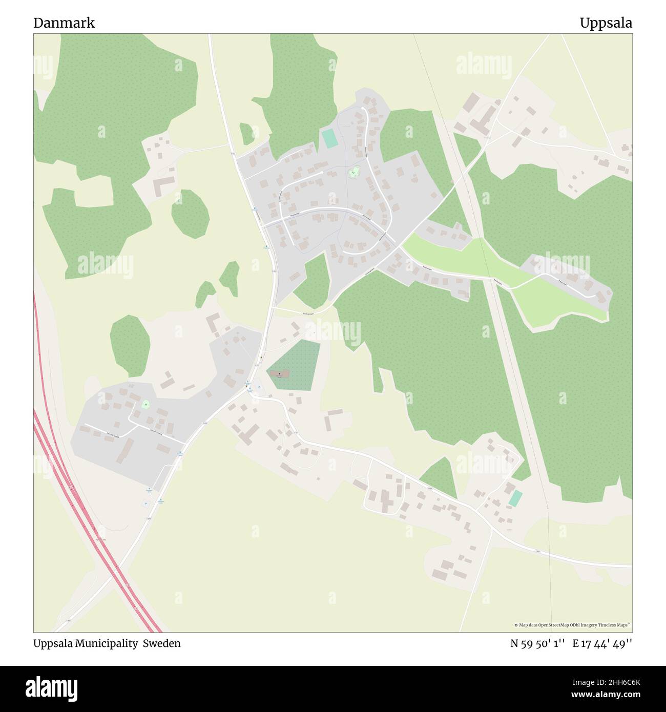 Danmark, Uppsala Municipality, Sweden, Uppsala, N 59 50' 1'', E 17 44 ...