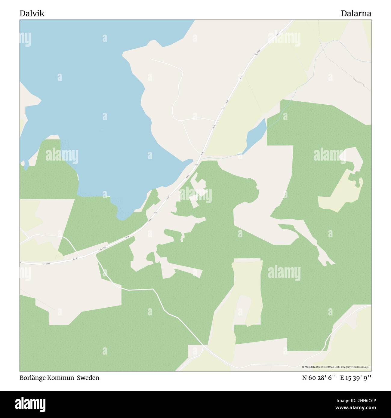 Dalvik, Borlänge Kommun, Sweden, Dalarna, N 60 28' 6'', E 15 39' 9 ...