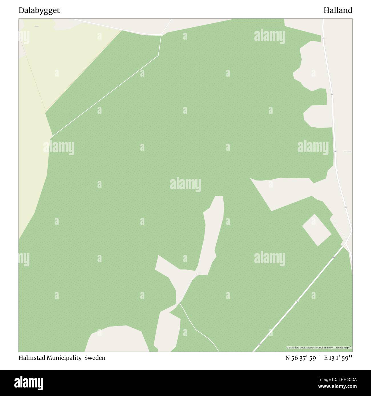 Dalabygget, Halmstad Municipality, Sweden, Halland, N 56 37' 59'', E 13 ...