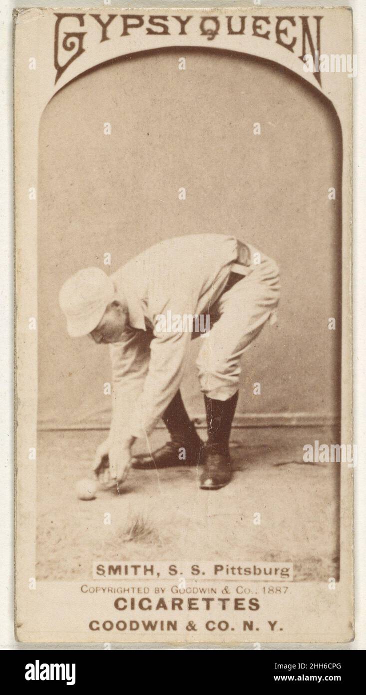 Charles Marv "Pop" Smith, Shortstop, Pittsburgh, from the Old Judge ...