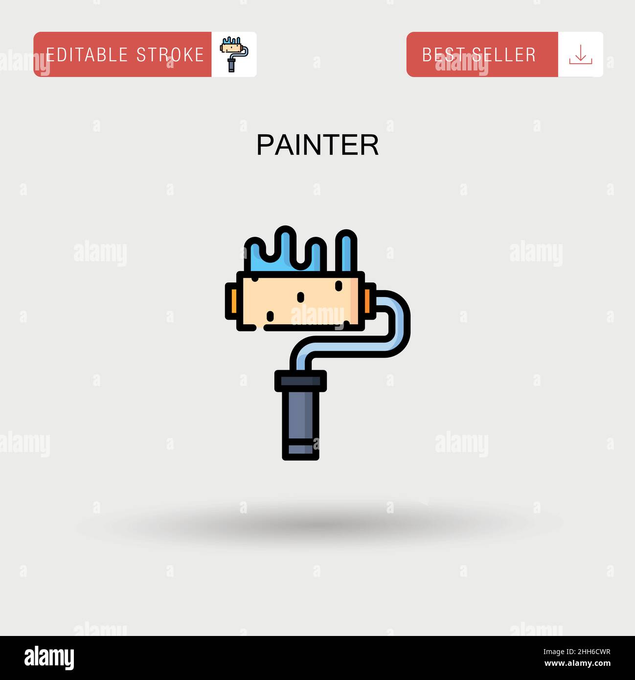 Painter work Stock Vector Images - Alamy
