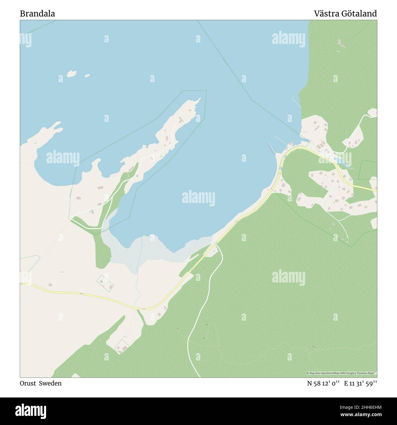 Brandala, Orust, Sweden, Västra Götaland, N 58 12' 0'', E 11 31' 59 ...
