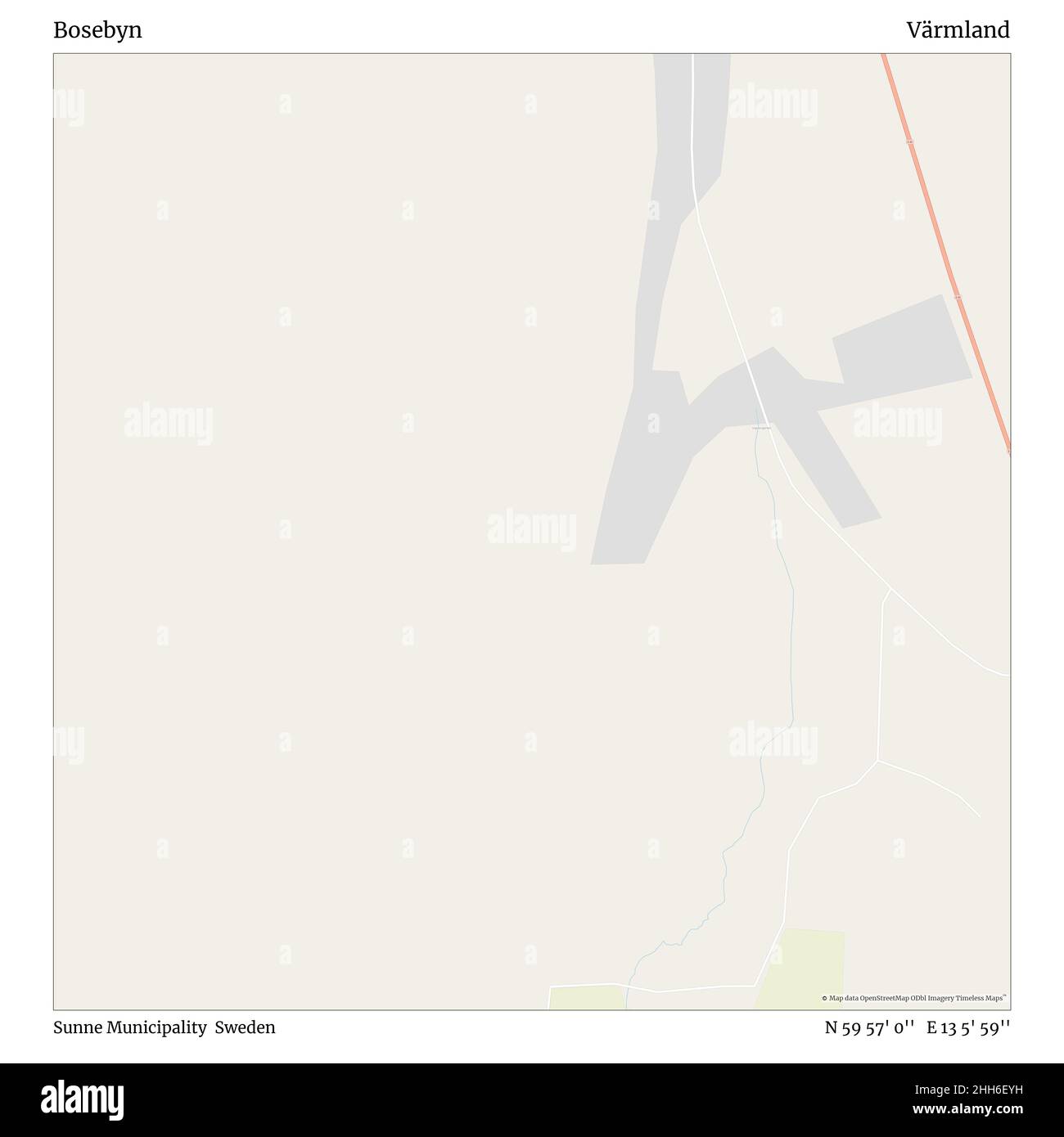 Bosebyn, Sunne Municipality, Sweden, Värmland, N 59 57' 0'', E 13 5' 59 ...