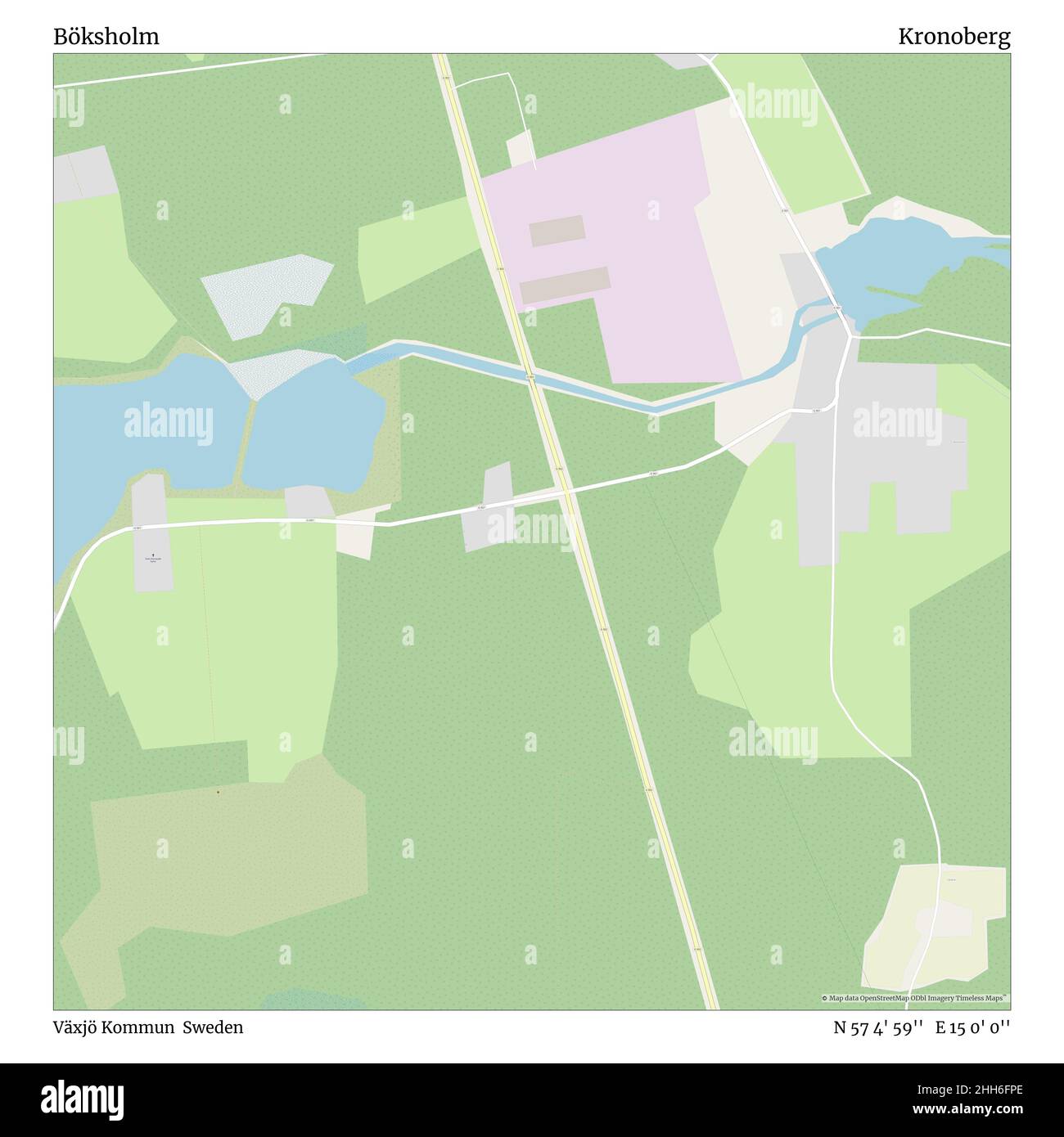 Map of vaxjo hi-res stock photography and images - Alamy