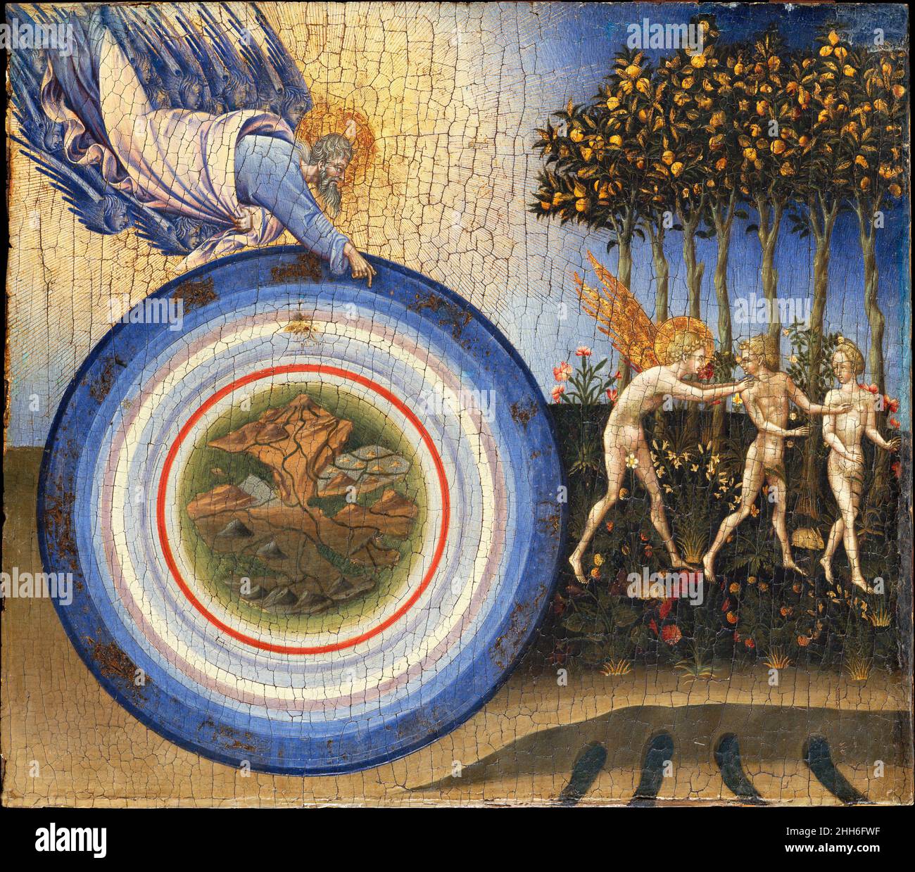 The Creation of the World and the Expulsion from Paradise 1445 Giovanni ...