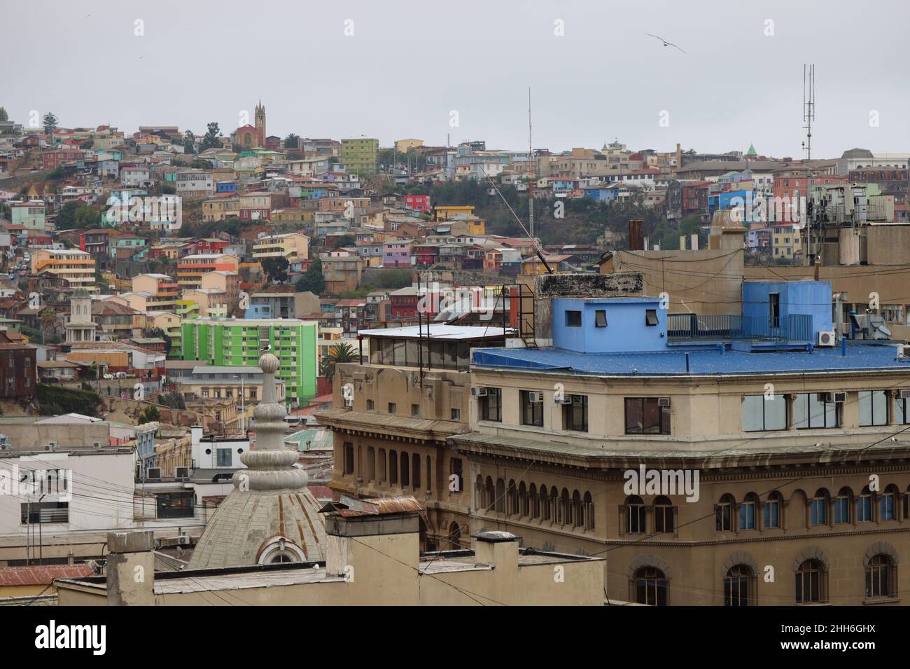 The Unesco heritage city of Valparaiso, Chile Stock Photo - Alamy