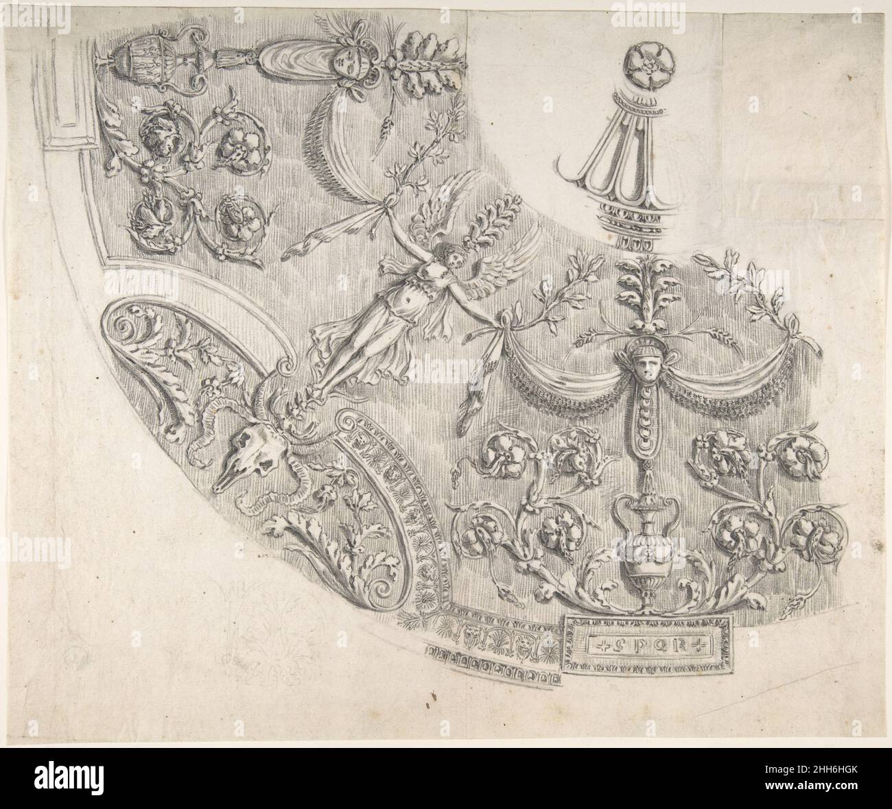 Segment of Circular Celing Vault, Palazzo Mattei, Rome 1776–79 ...