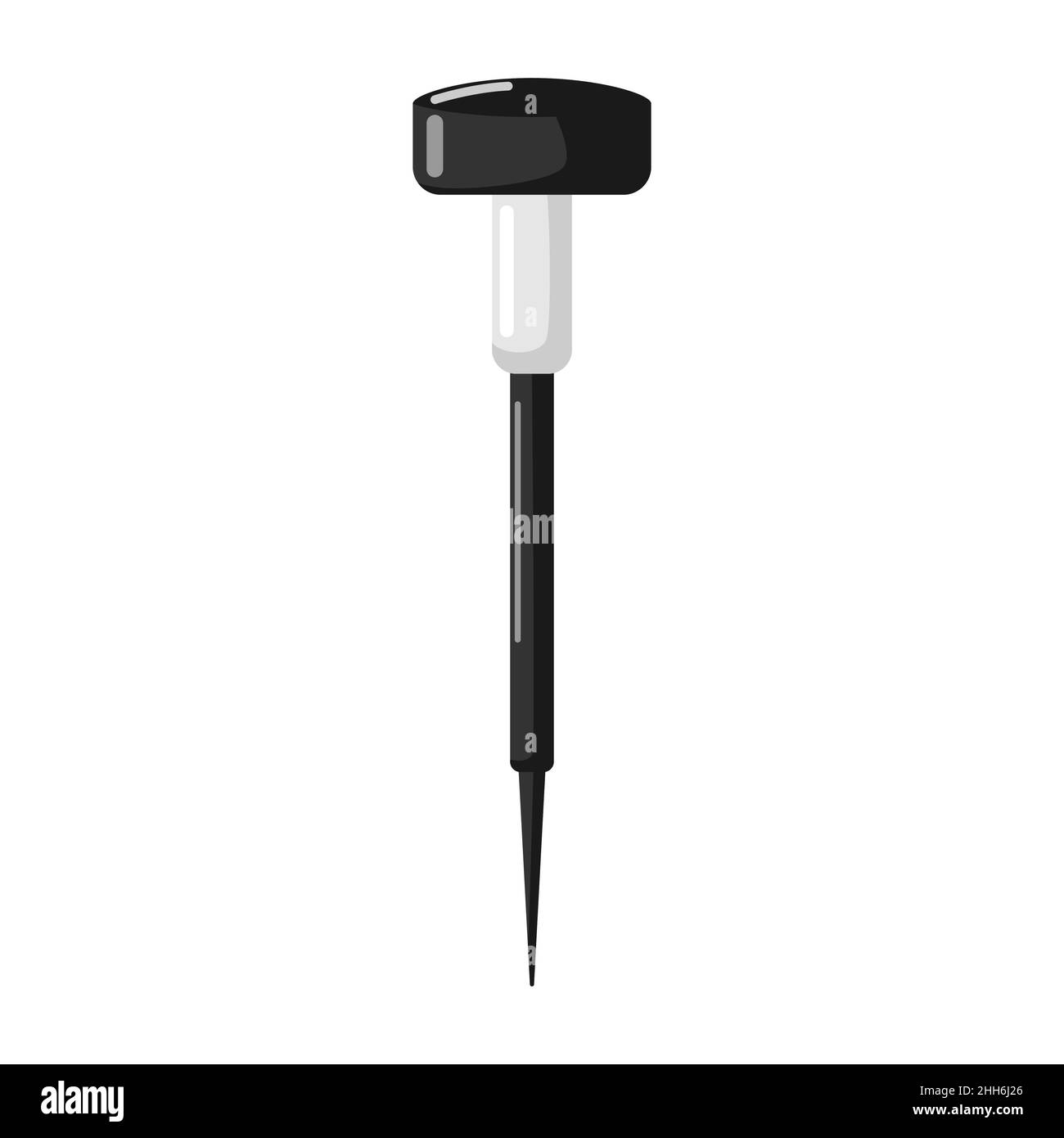 Garden lamp for outdoor lights on white background. Street lamp ...