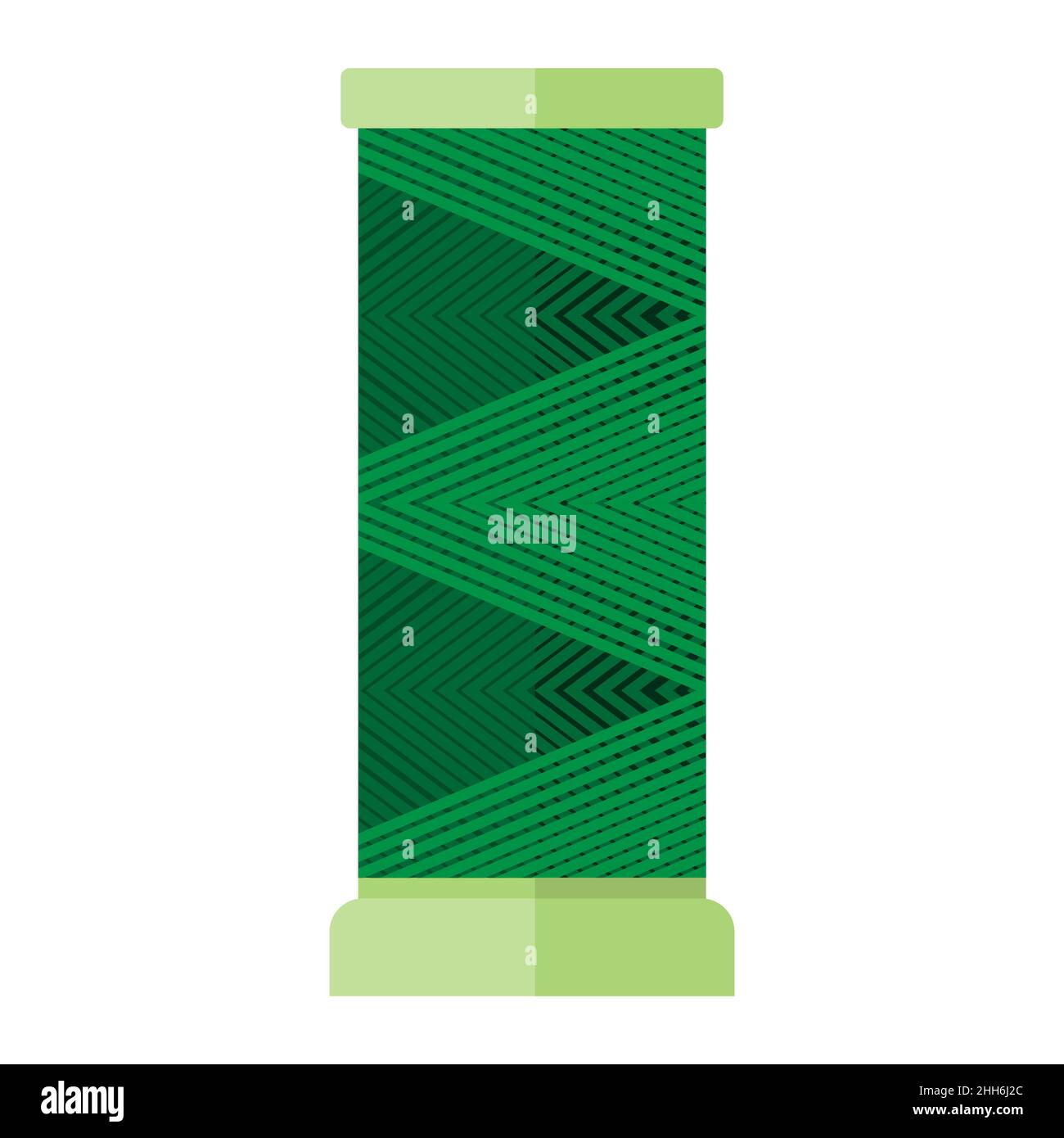 Rope coil green Stock Vector Images - Alamy