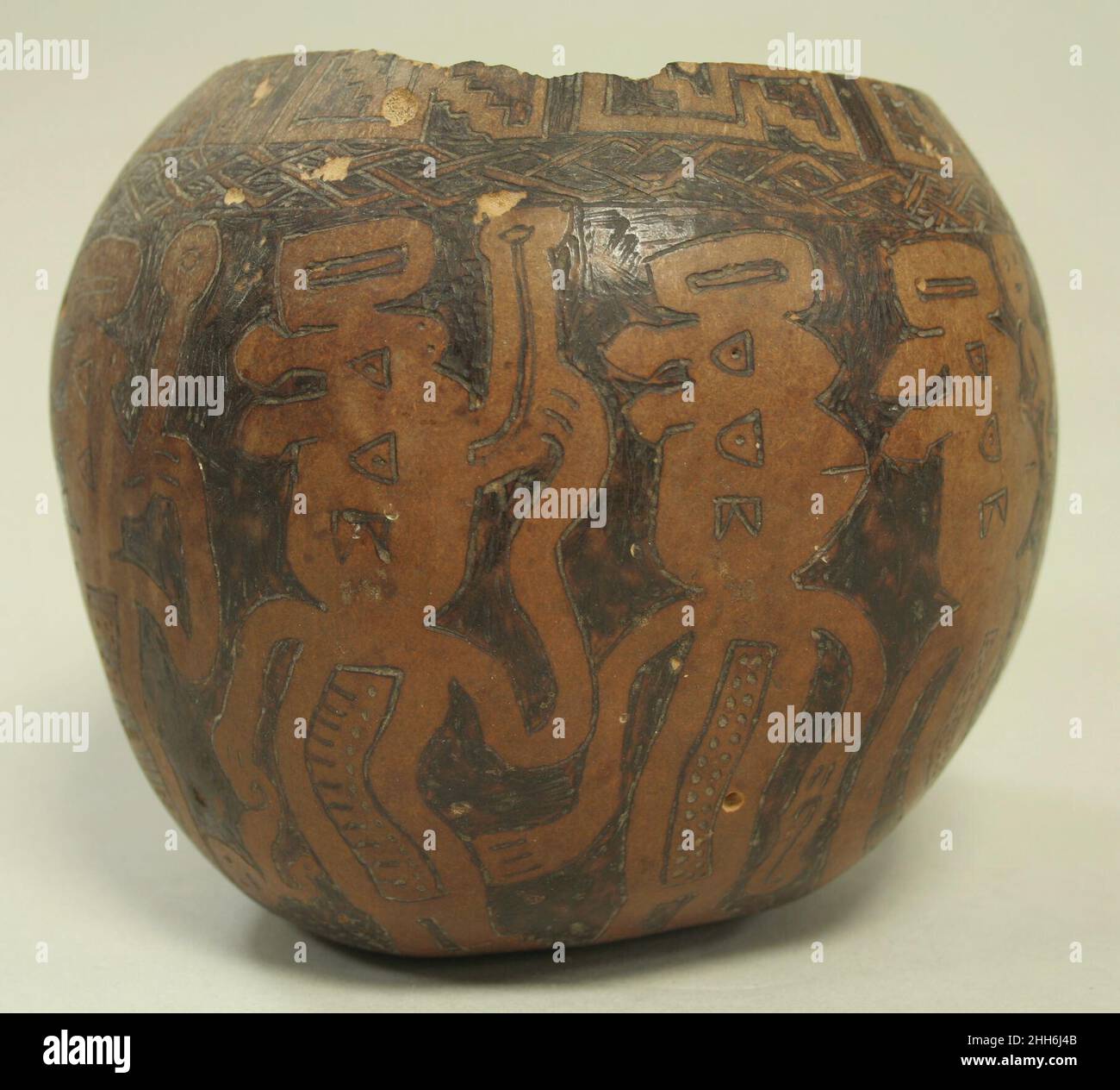 Incised Gourd Vessel 2nd century B.C.–A.D. 3rd century Peru; central or ...