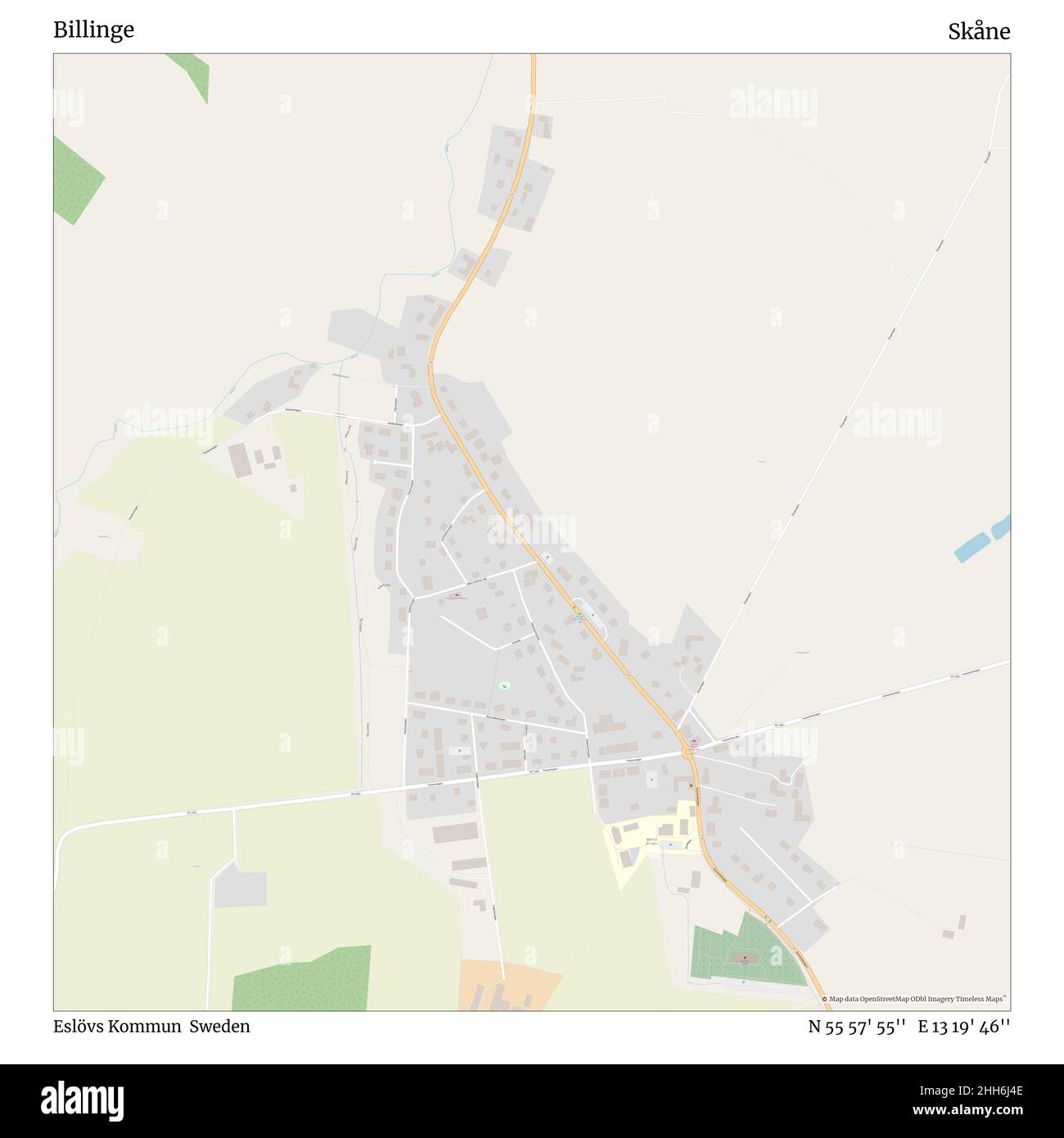 Billinge, Eslövs Kommun, Sweden, Skåne, N 55 57' 55'', E 13 19' 46 ...