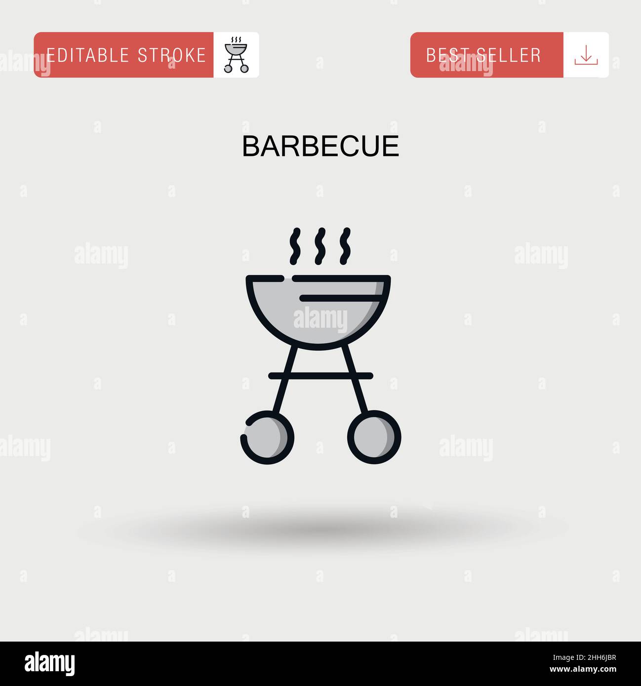 Chicken grilled barbecue Stock Vector Images - Alamy