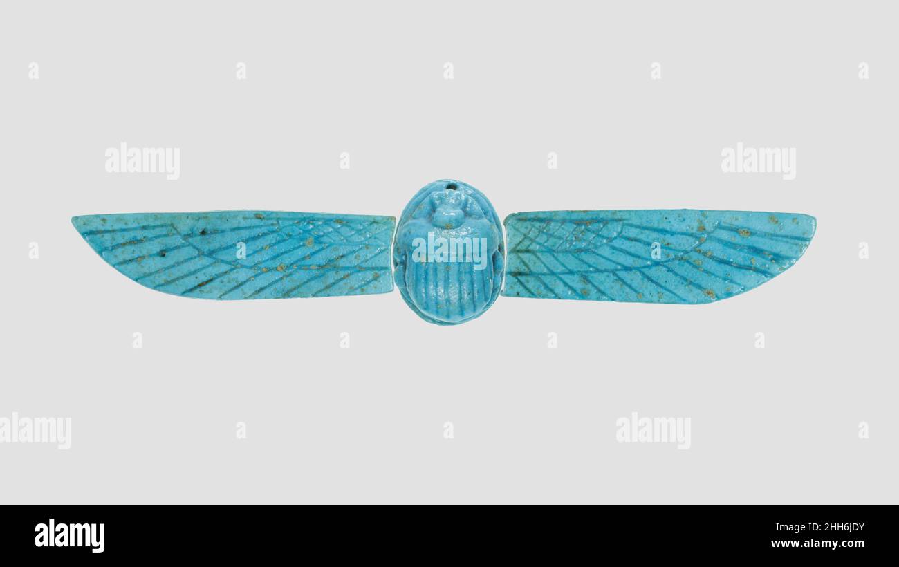 Winged Scarab Amulet 664–332 B.C. Late Period This winged scarab ...