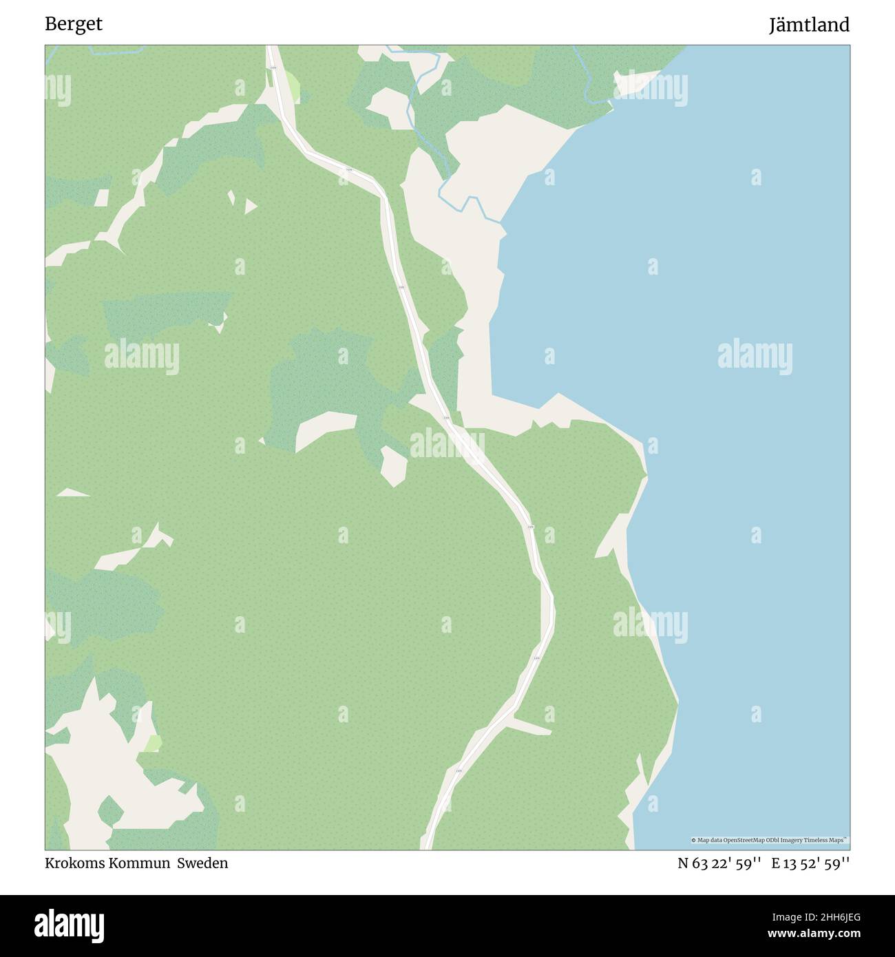 Berget, Krokoms Kommun, Sweden, Jämtland, N 63 22' 59'', E 13 52' 59 ...