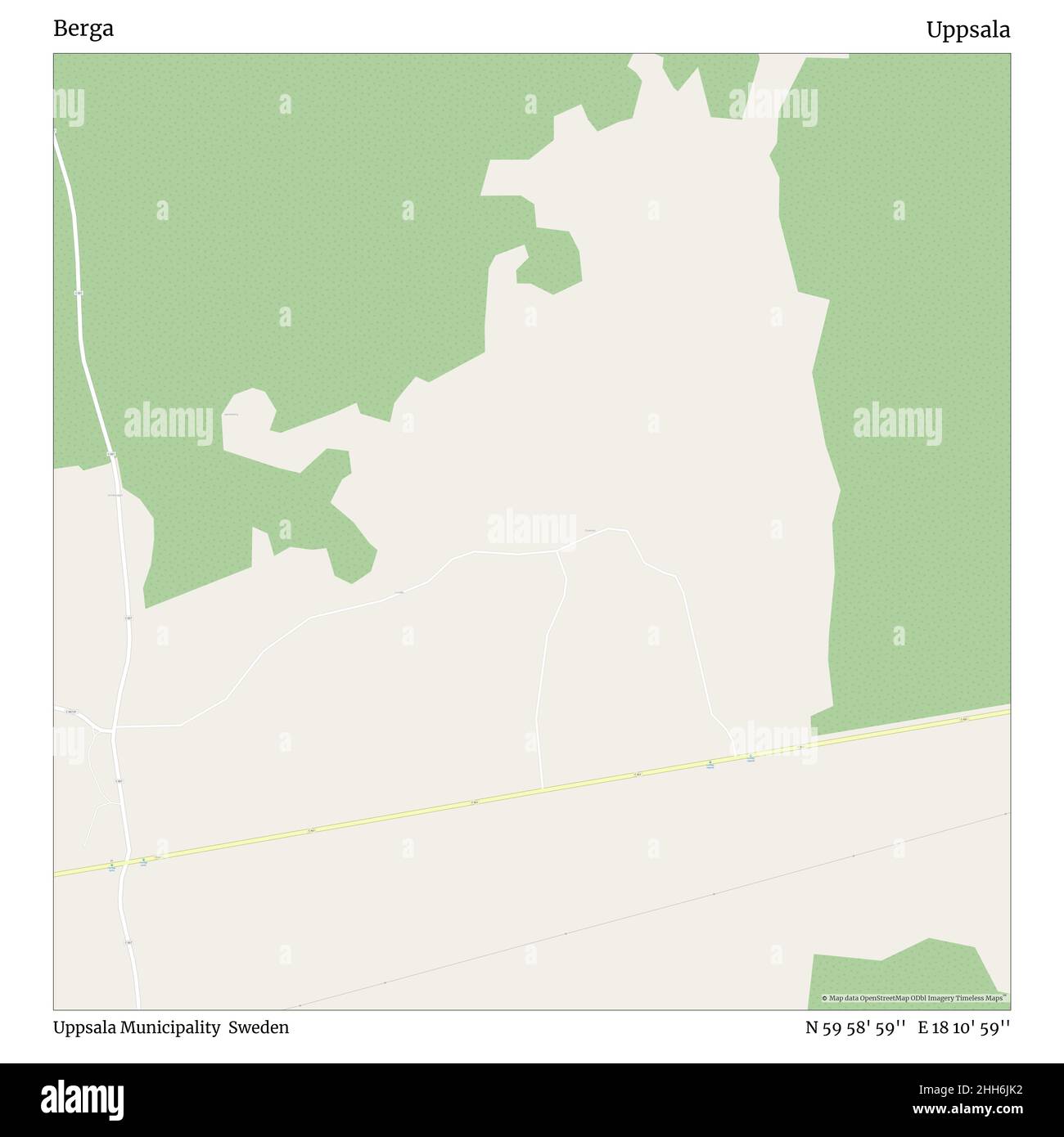 Berga, Uppsala Municipality, Sweden, Uppsala, N 59 58' 59'', E 18 10 ...