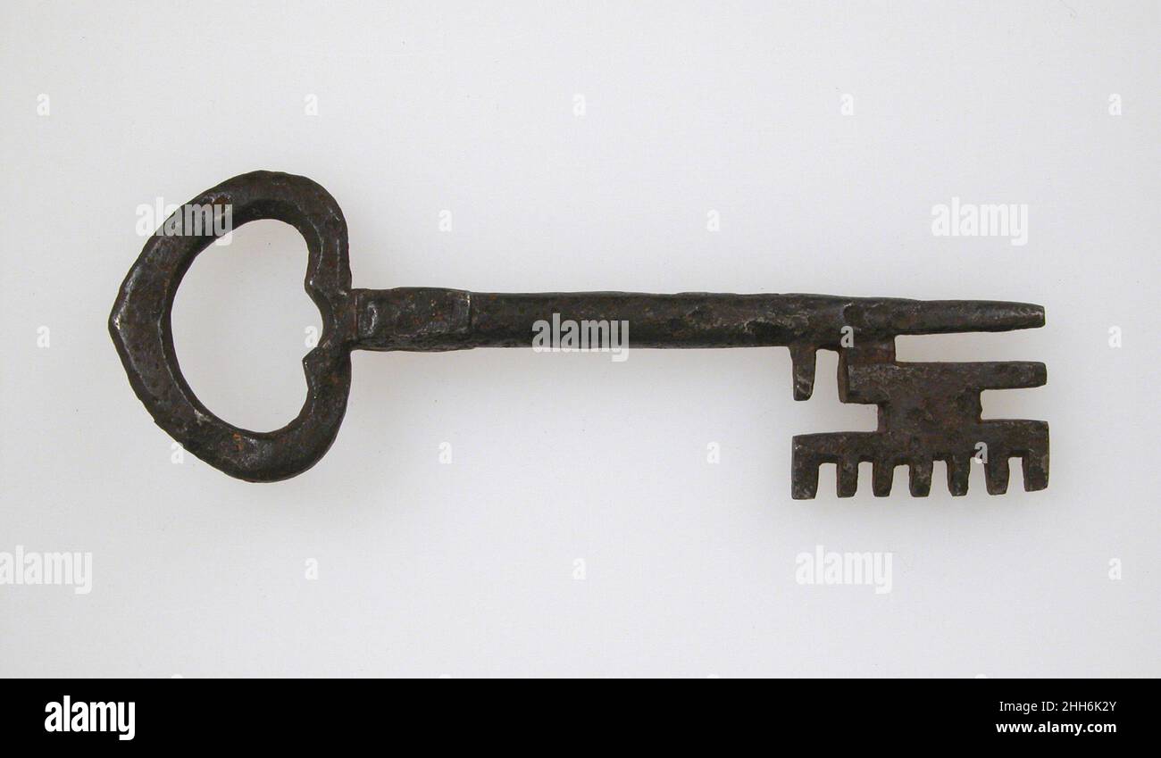 Key 14th century German. Key 463351 Stock Photo - Alamy