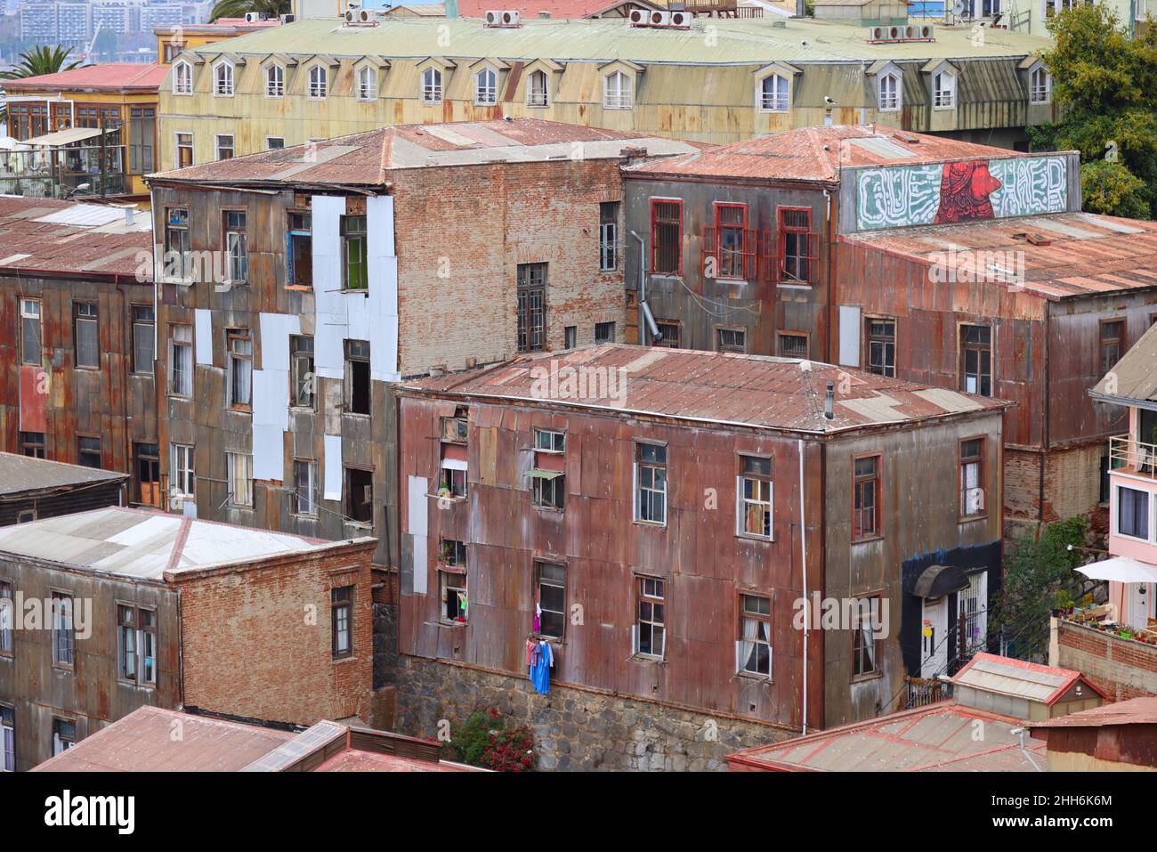 The Unesco heritage city of Valparaiso, Chile Stock Photo - Alamy
