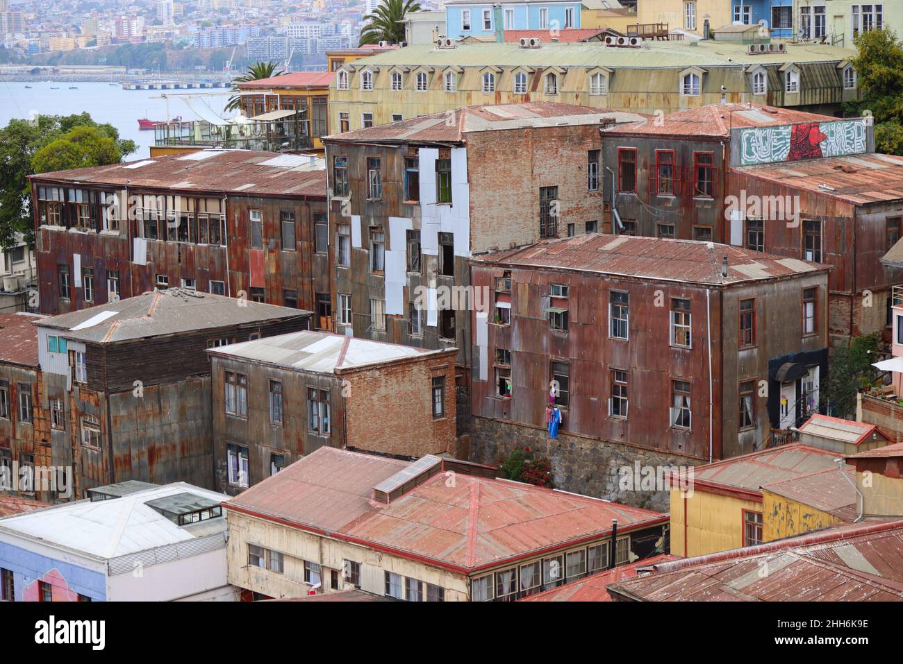 The Unesco heritage city of Valparaiso, Chile Stock Photo - Alamy