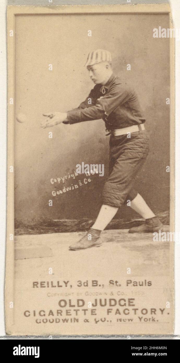 Charles Thomas "Charlie" Reilly, 3rd Base, St. Paul Apostles, from the ...