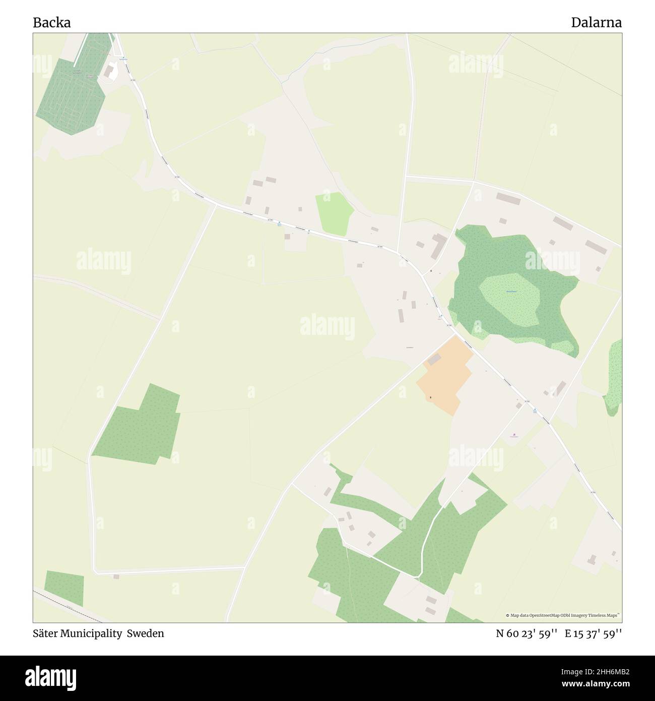 Backa, Säter Municipality, Sweden, Dalarna, N 60 23' 59'', E 15 37' 59 ...