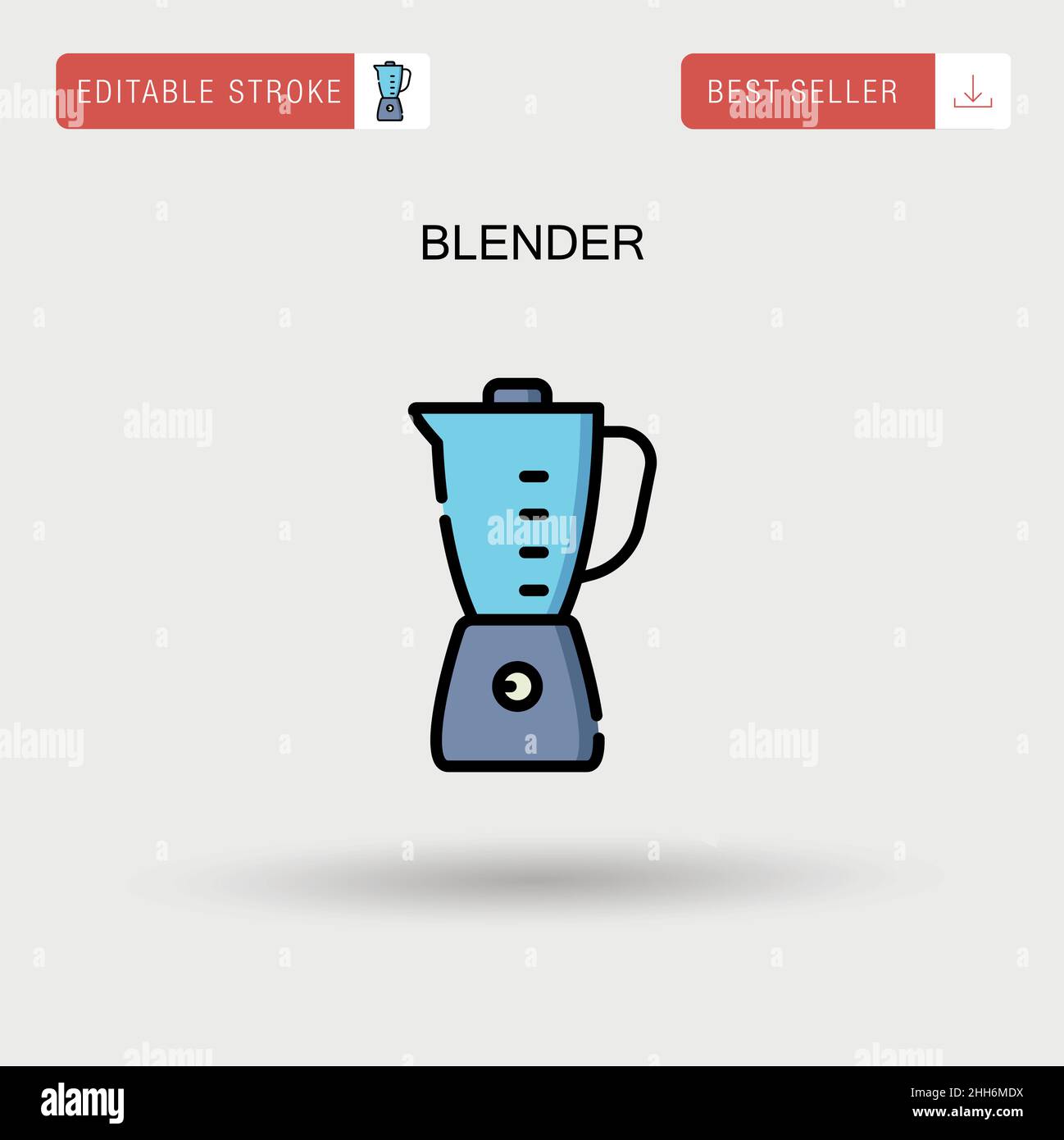 Blender Simple vector icon Stock Vector Image & Art - Alamy