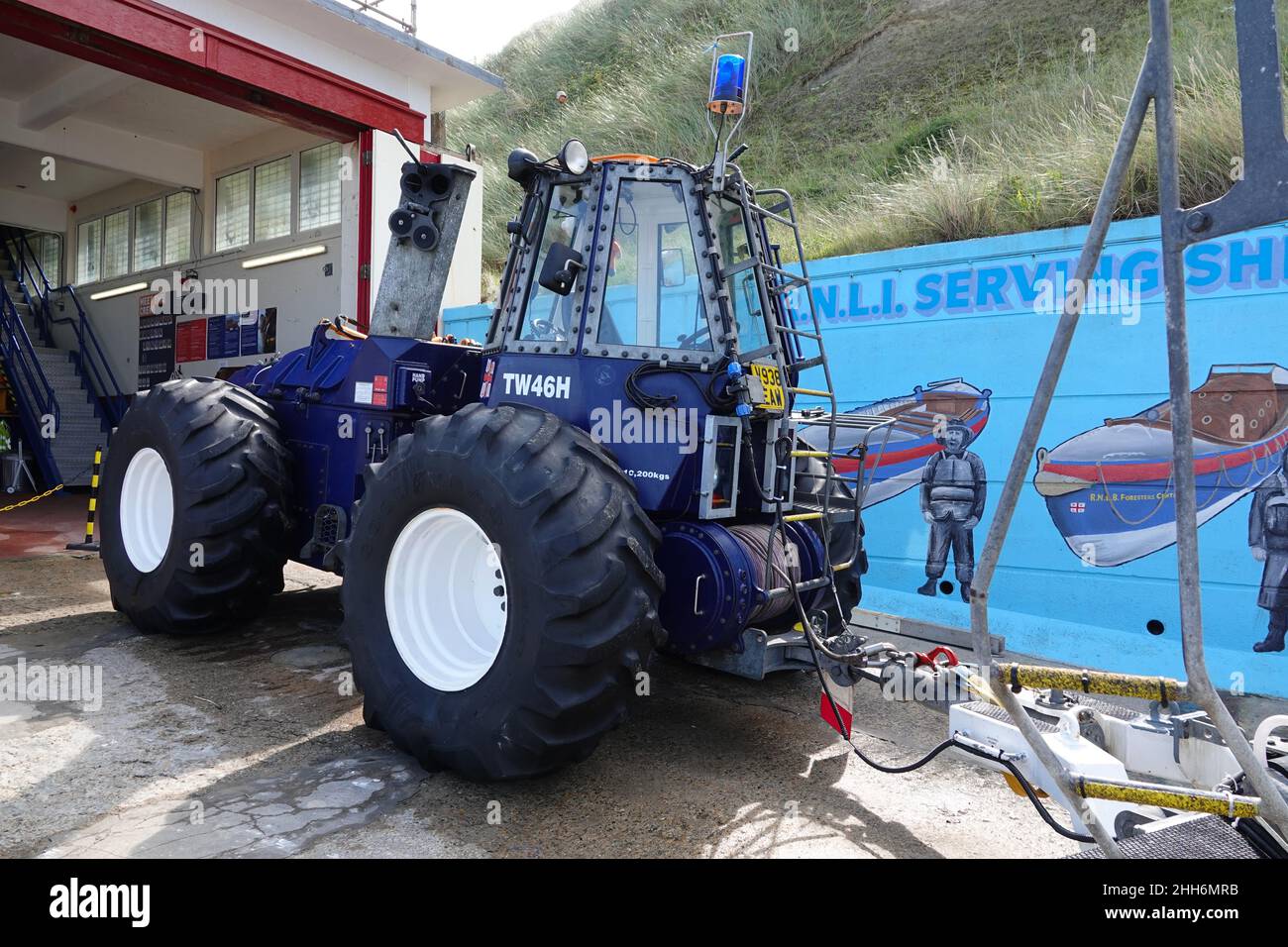 Tractor launches lifeboat hi-res stock photography and images - Alamy