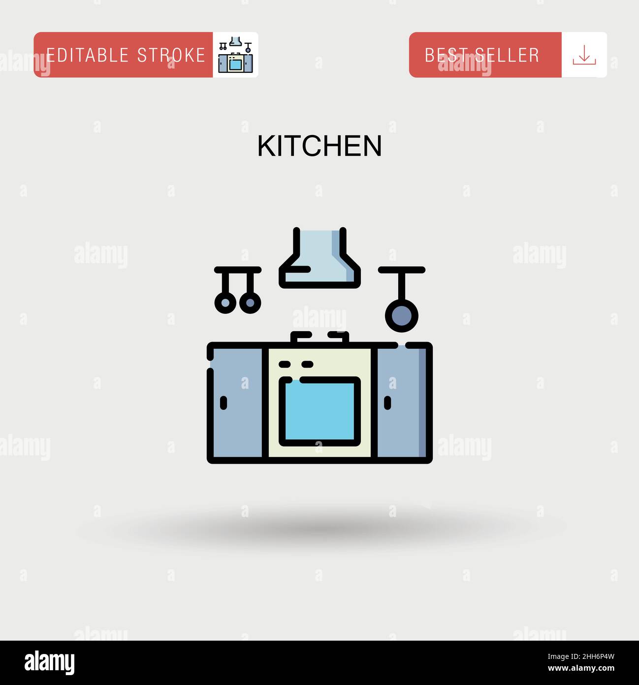 Kitchen blurred background Stock Vector Images - Alamy
