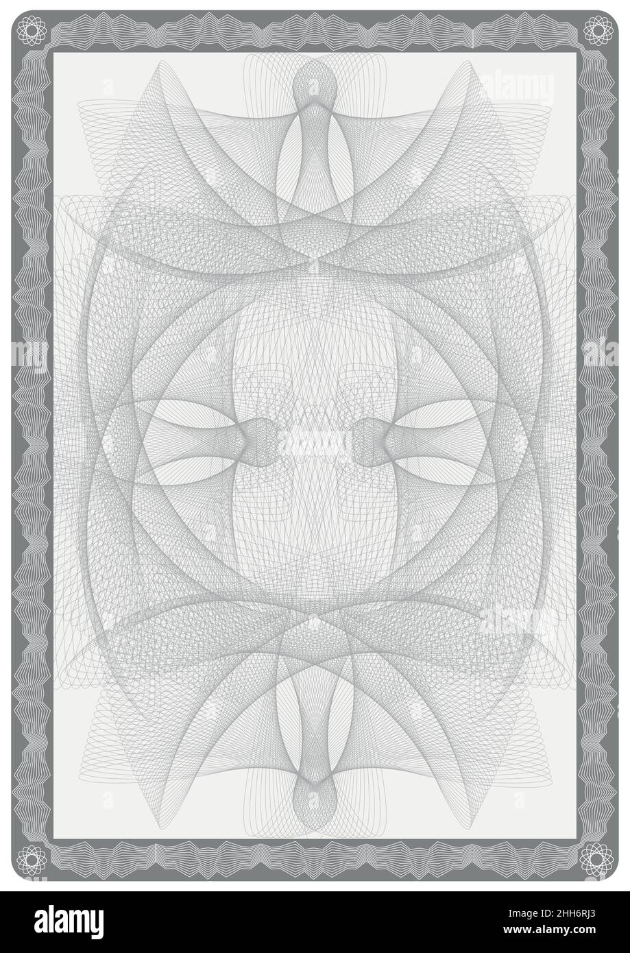 Certificate, diploma background. Illustration of grey decorative ...