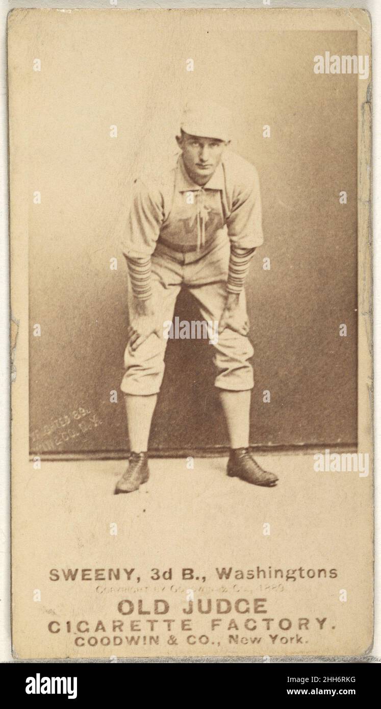 Peter Jay "Pete" Sweeney, 3rd Base, Washington Nationals, from the Old ...