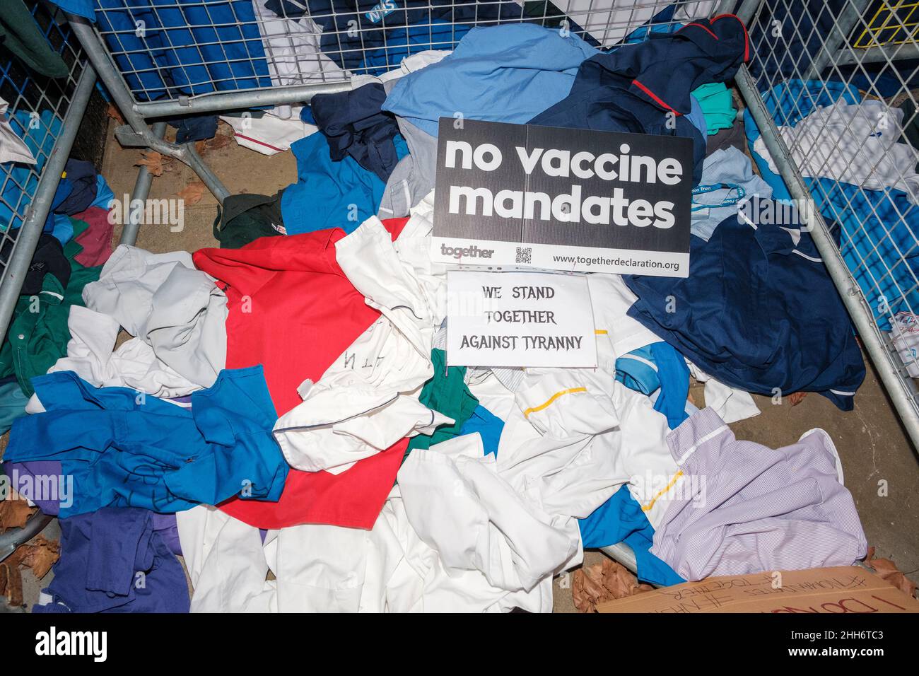 Former and current workers of the NHS have come out against the ...