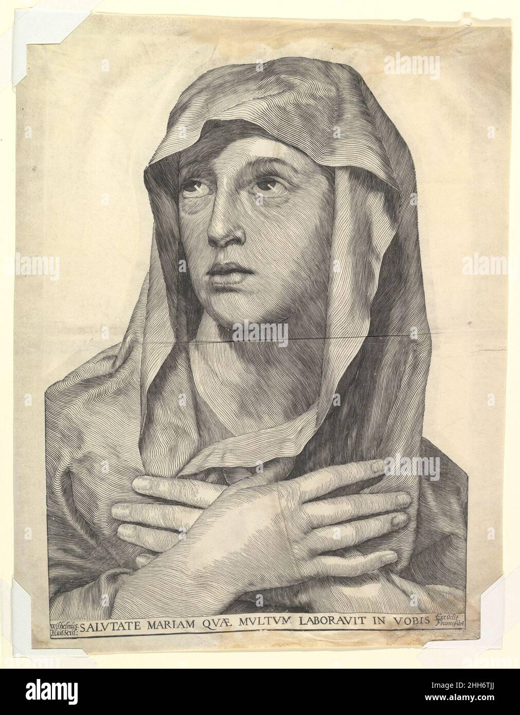 Bust of Mary with Crossed Hands n.d. Wilhelm Traut German. Bust of Mary ...