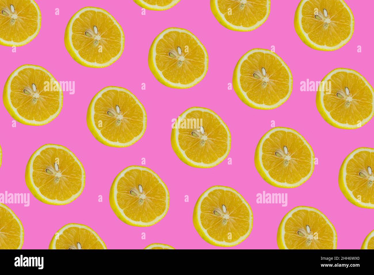 Slices fresh lemon citrus fruit hi-res stock photography and images - Alamy
