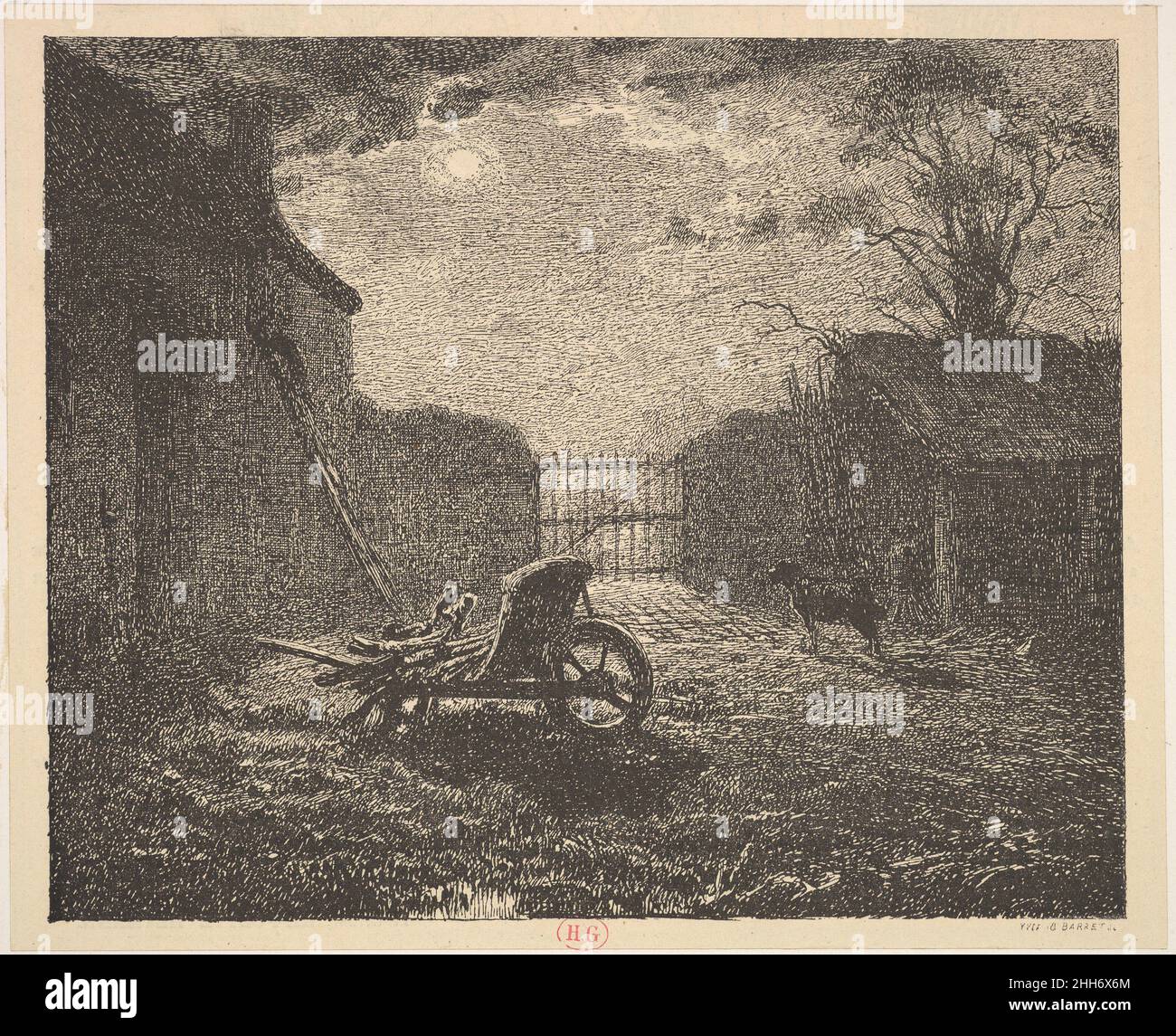Moonlight n.d. After Jean-François Millet French. Moonlight 371574 ...