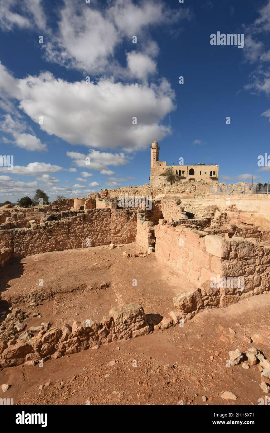 Tomb of prophet Samuel, Nabi Samwil mosque, Israel Stock Photo - Alamy