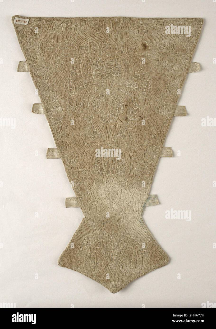 Stomacher early 18th century European. Stomacher 78923 Stock Photo - Alamy