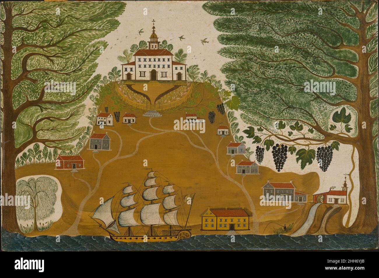 Southern Plantation Building Layout