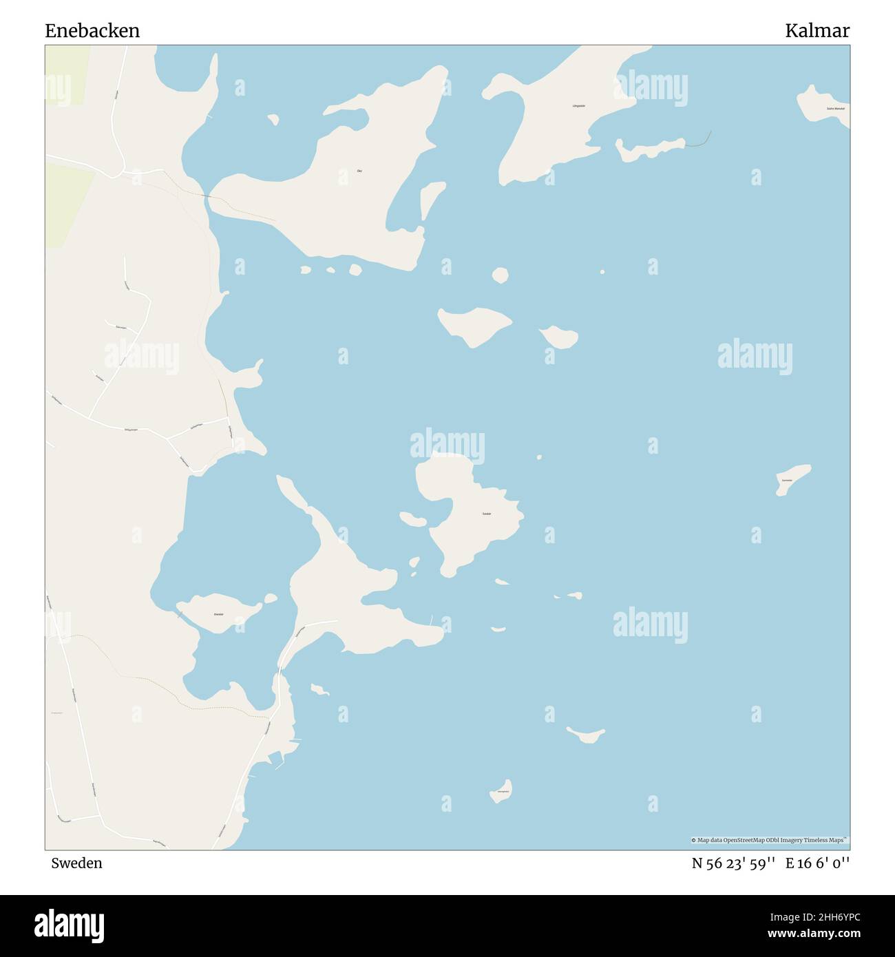 Map of kalmar hi-res stock photography and images - Alamy