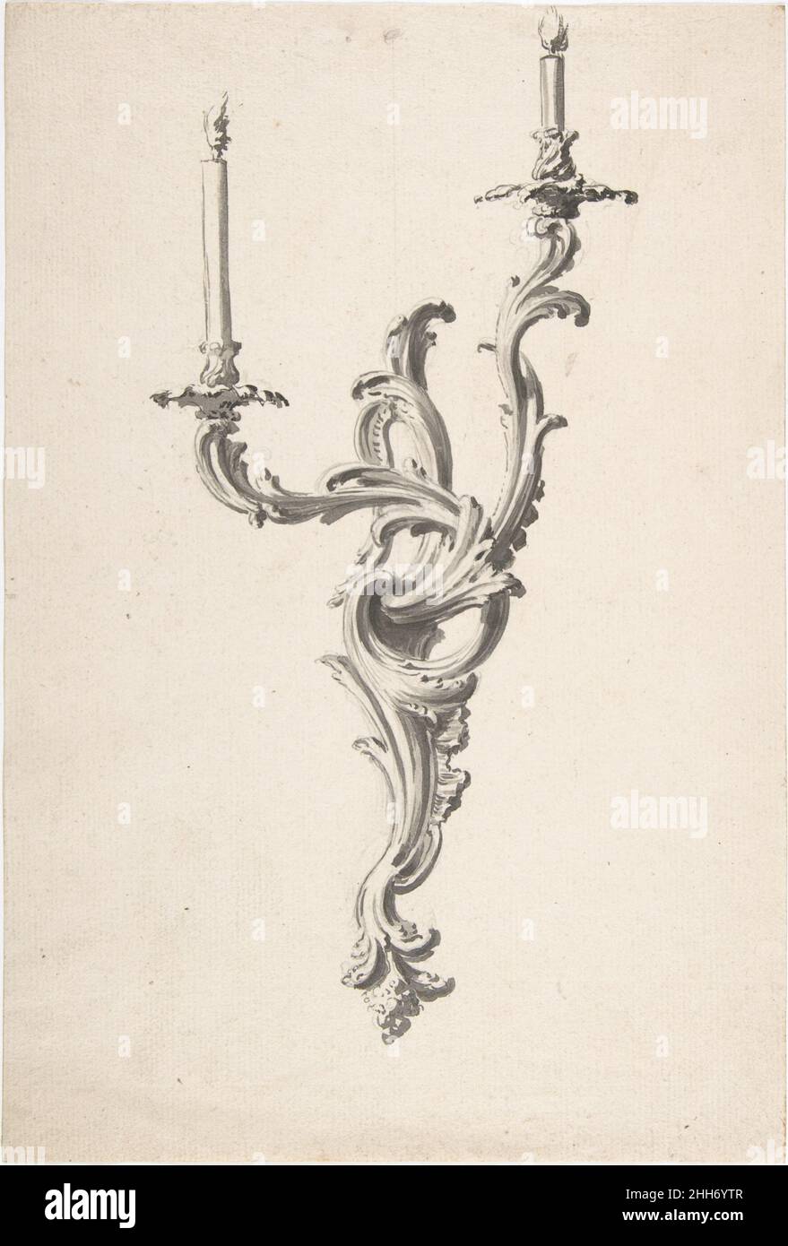 Design for a Sconce 18th century Anonymous, French, 18th century French ...