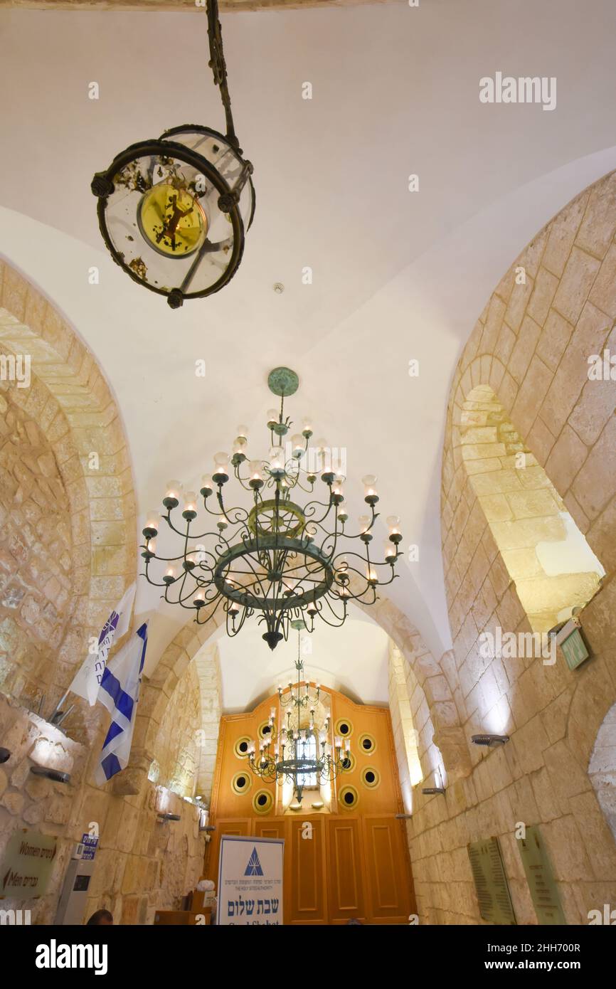 Tomb of prophet Samuel, Nabi Samwil mosque, Israel Stock Photo - Alamy