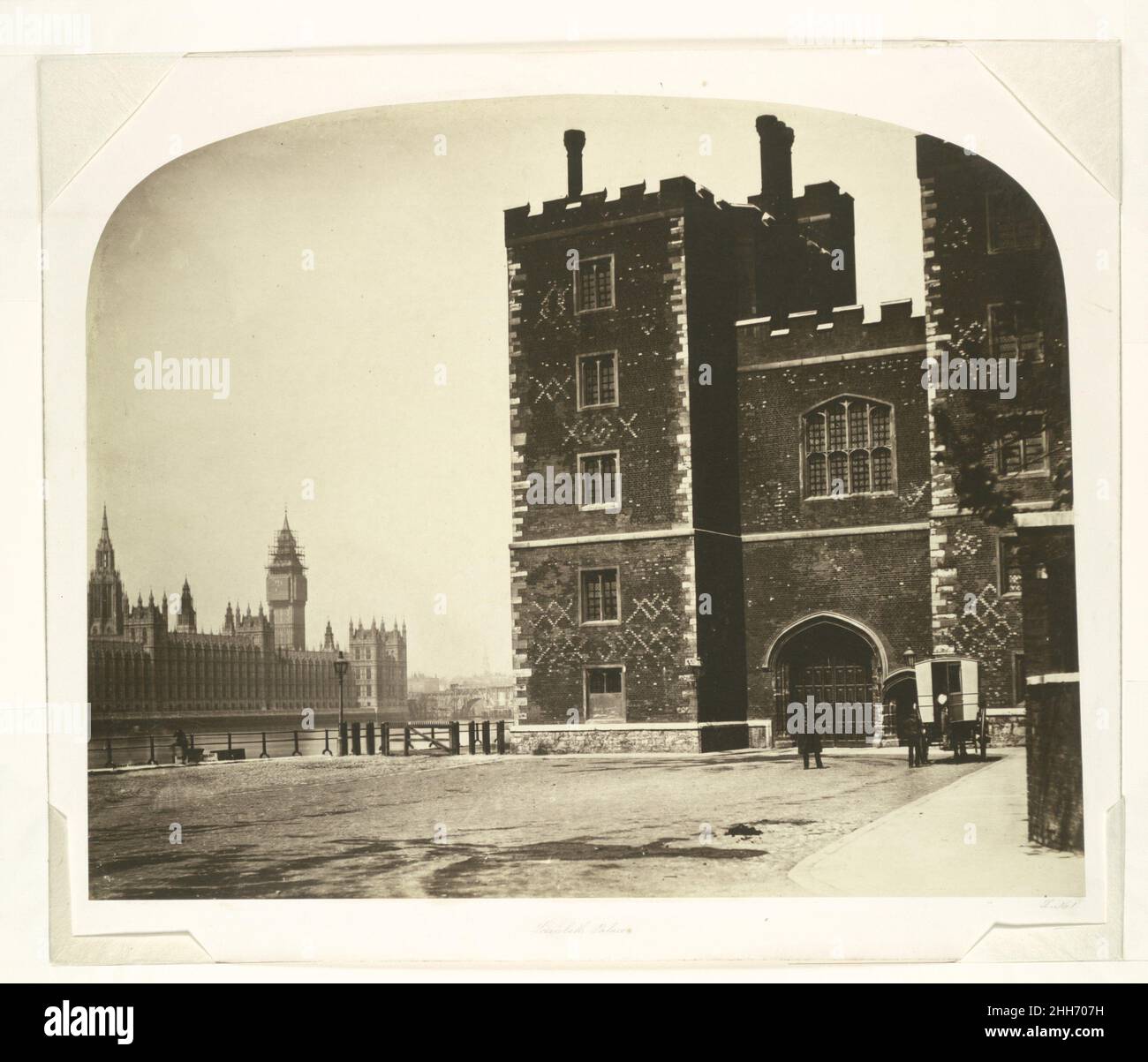 Lambeth Palace ca. 1858 Roger Fenton British One of the most striking alterations to London's ...
