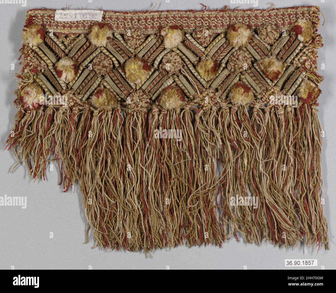 Fringe 18th century Italian or Spanish. Fringe 224938 Stock Photo - Alamy