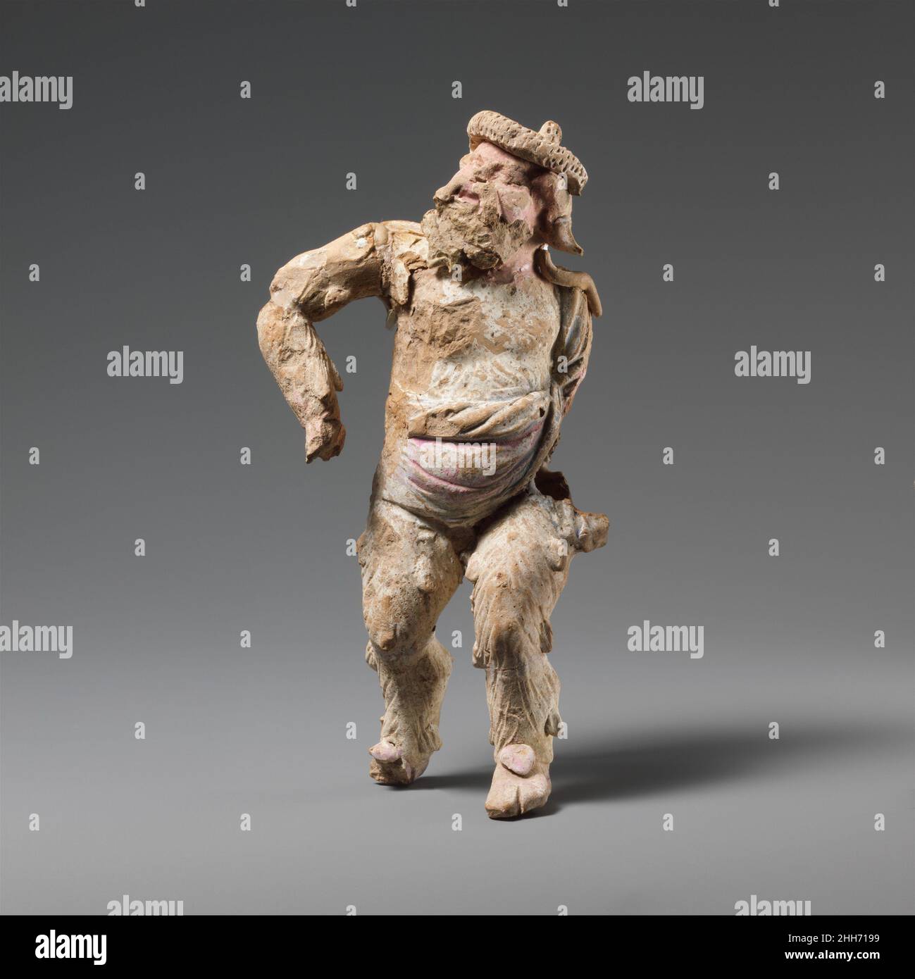 Terracotta statuette of a satyr late 4th–early 3rd century B.C. Greek ...