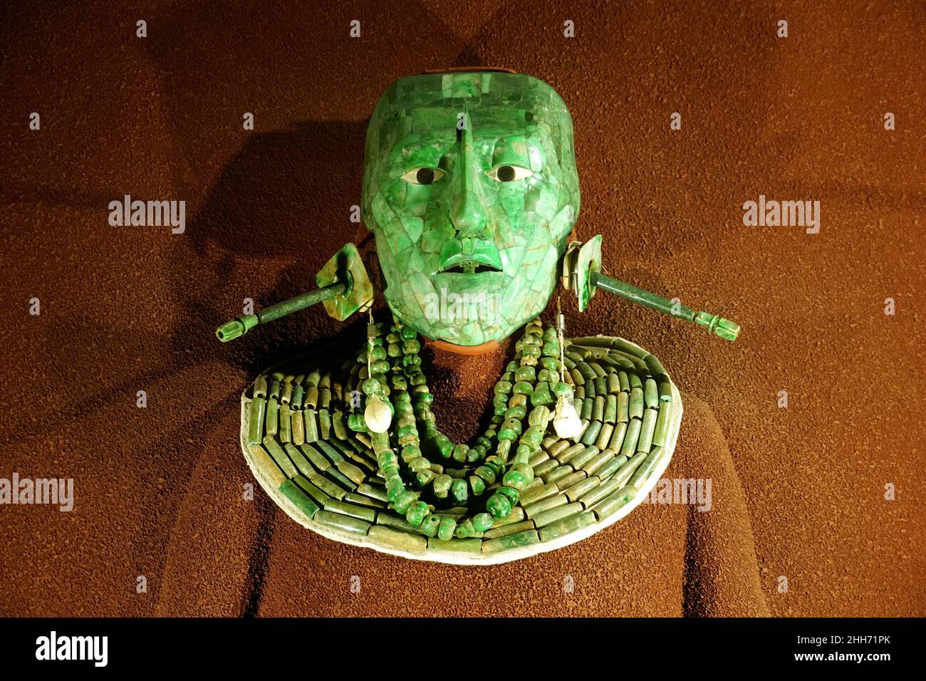 Mortuary mask of K'inich Janaab' Pakal, National Museum of Anthropology ...