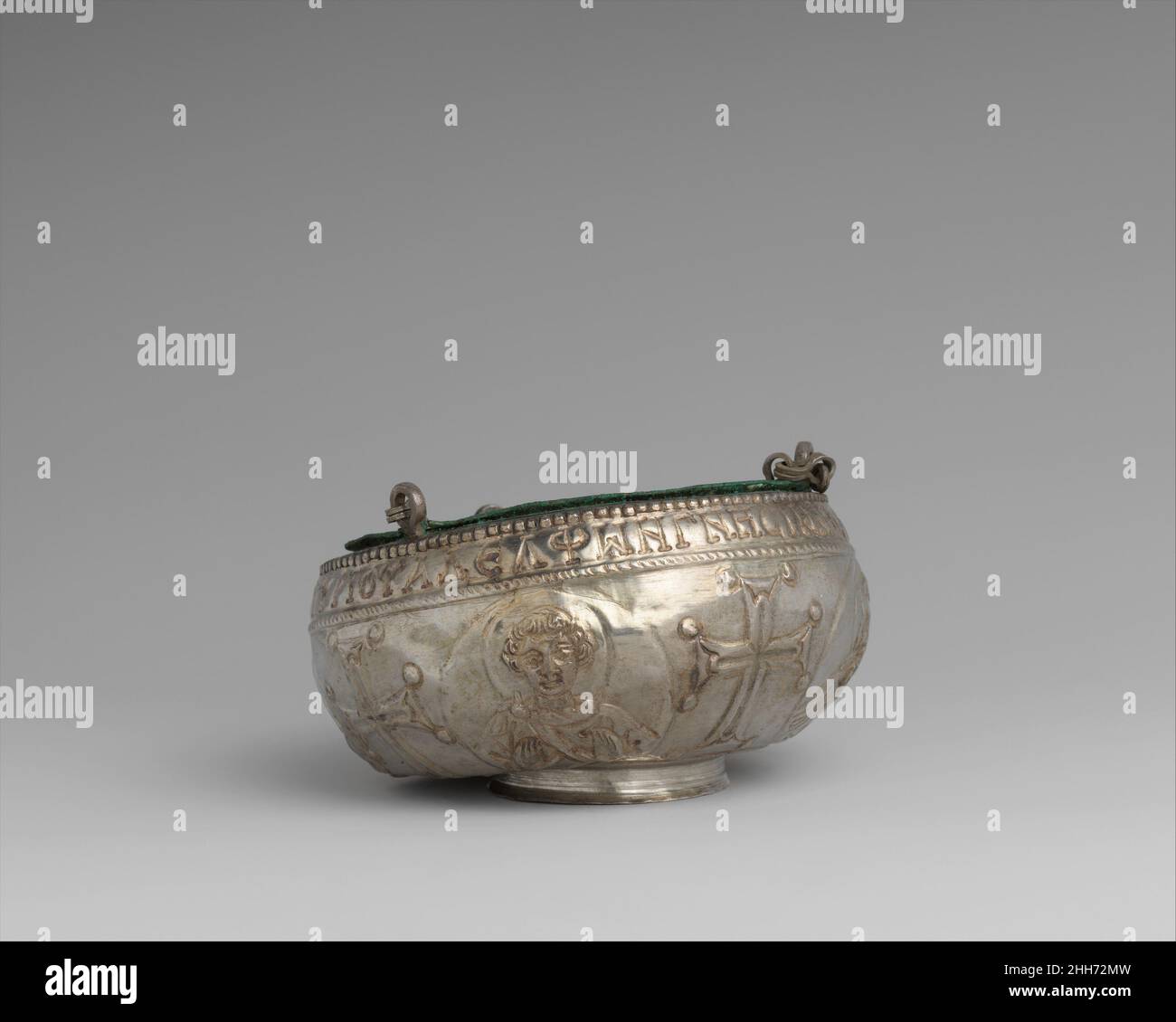 The Attarouthi Treasure - Censer 500–650 Byzantine With Saint John the ...