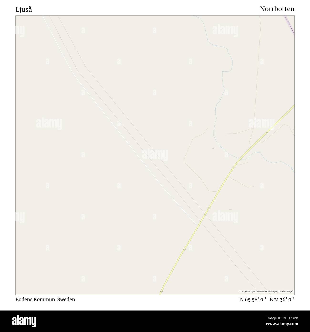 Ljuså, Bodens Kommun, Sweden, Norrbotten, N 65 58' 0'', E 21 36' 0 ...