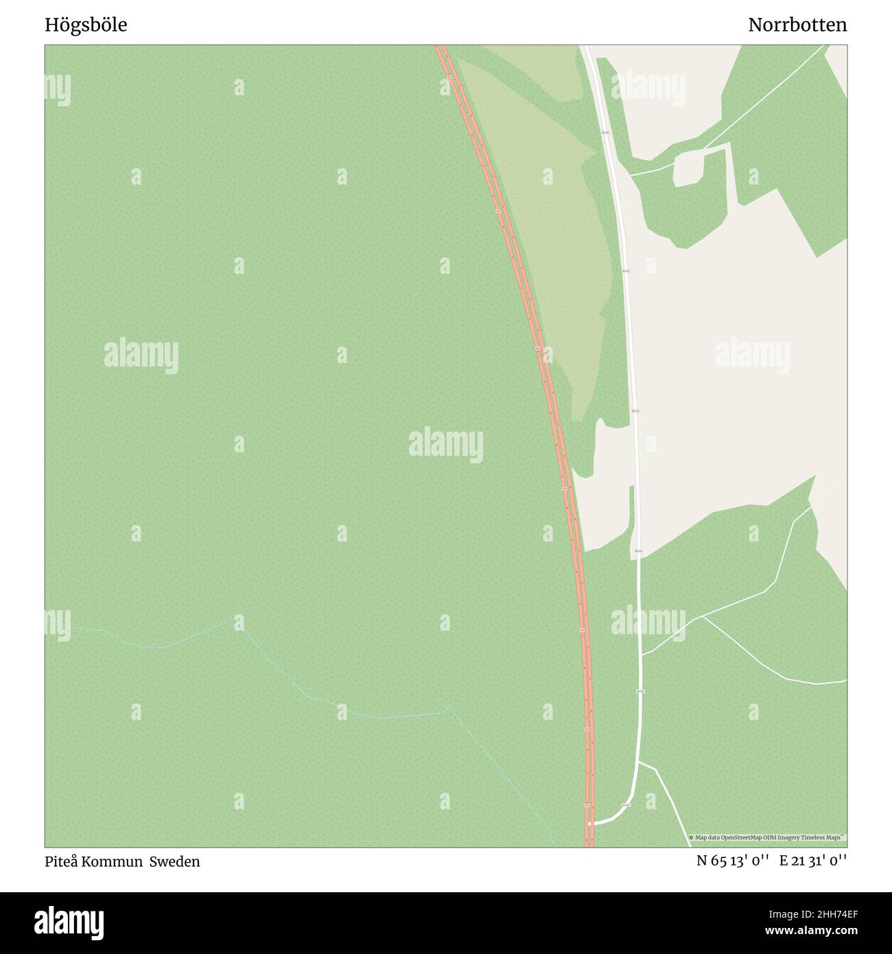 Högsböle, Piteå Kommun, Sweden, Norrbotten, N 65 13' 0'', E 21 31' 0 ...