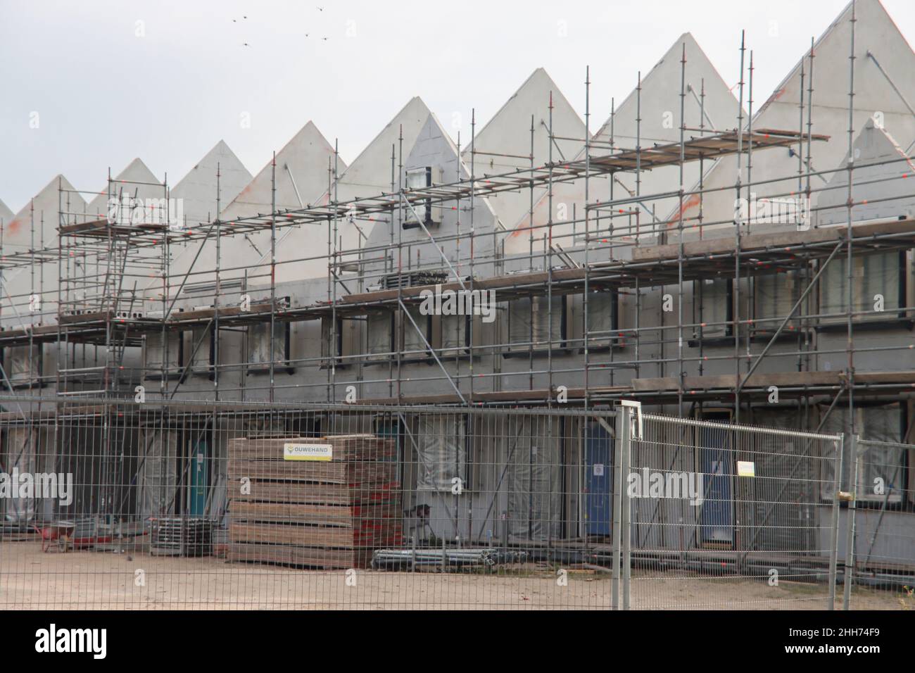 Concrete hull for new homes in the Triangel district in Waddinxveen ...
